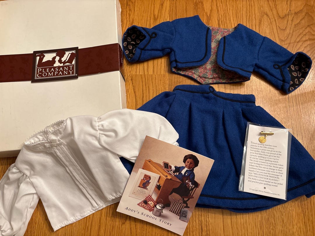 NEW! 1ST YEAR RELEASE! American Girl Pleasant Company Addy's School ...
