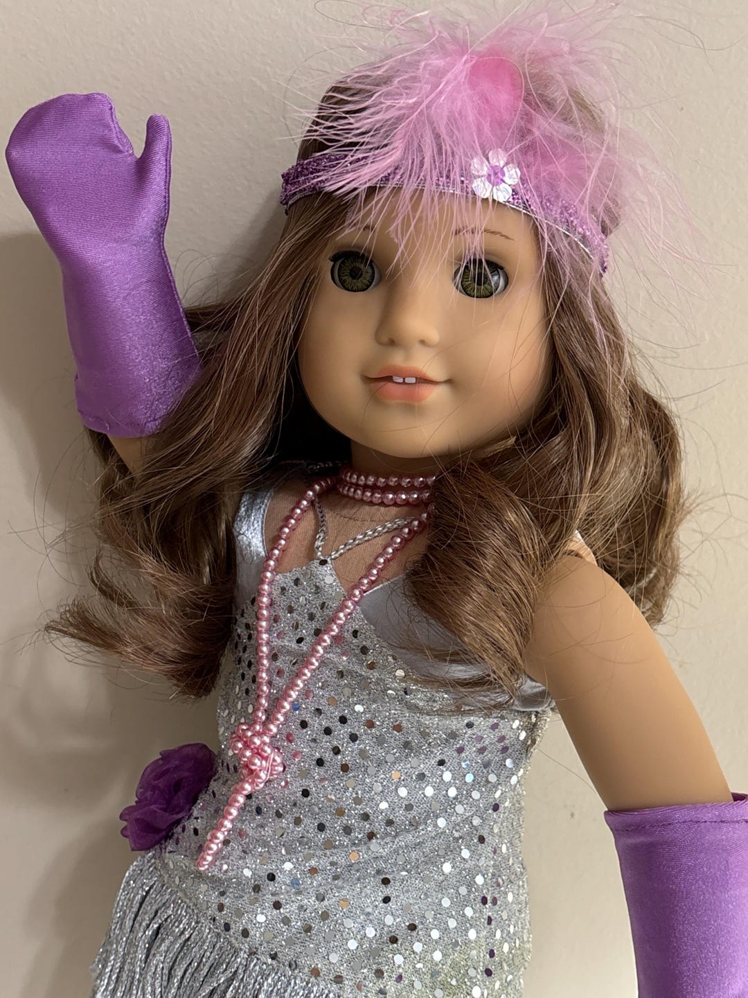 American Girl Rebecca Rubin Doll ~ Wearing AG Flapper Costume ~ Your ...