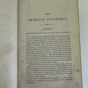 The American Statesman, A Political History by Andrew W Young, 1856 ...
