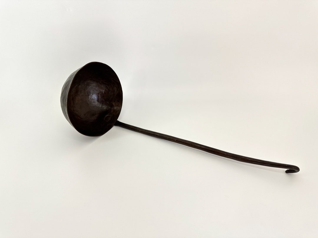 Antique Hand Forged Hammered Copper Ladle, Long Handled Ladle - Etsy