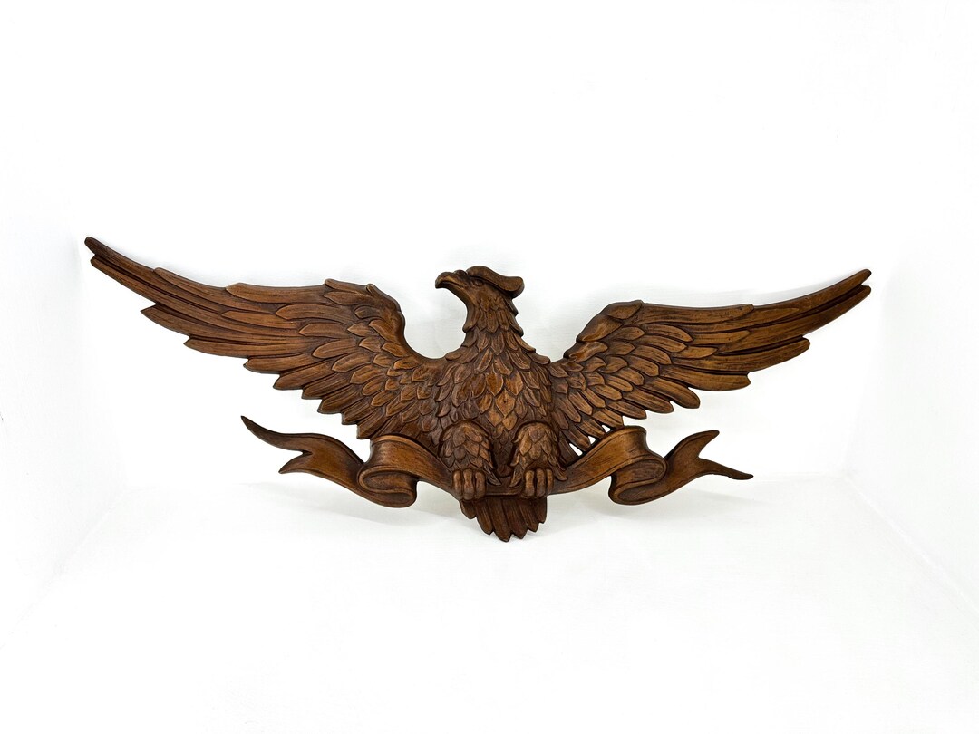 Vintage Sexton USA Bronze-toned Metal American Bald Eagle Large 27 Wall ...