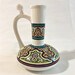 Vintage Hand Painted Sornaga Egyptian Folk Art Pottery Ceramic Decanter ...