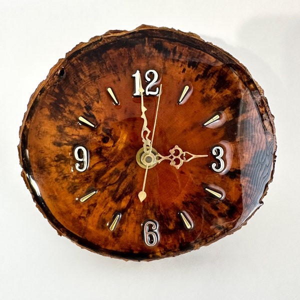 Vintage Wood Clock - Etsy