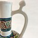 Vintage Hand Painted Sornaga Egyptian Folk Art Pottery Ceramic Decanter ...