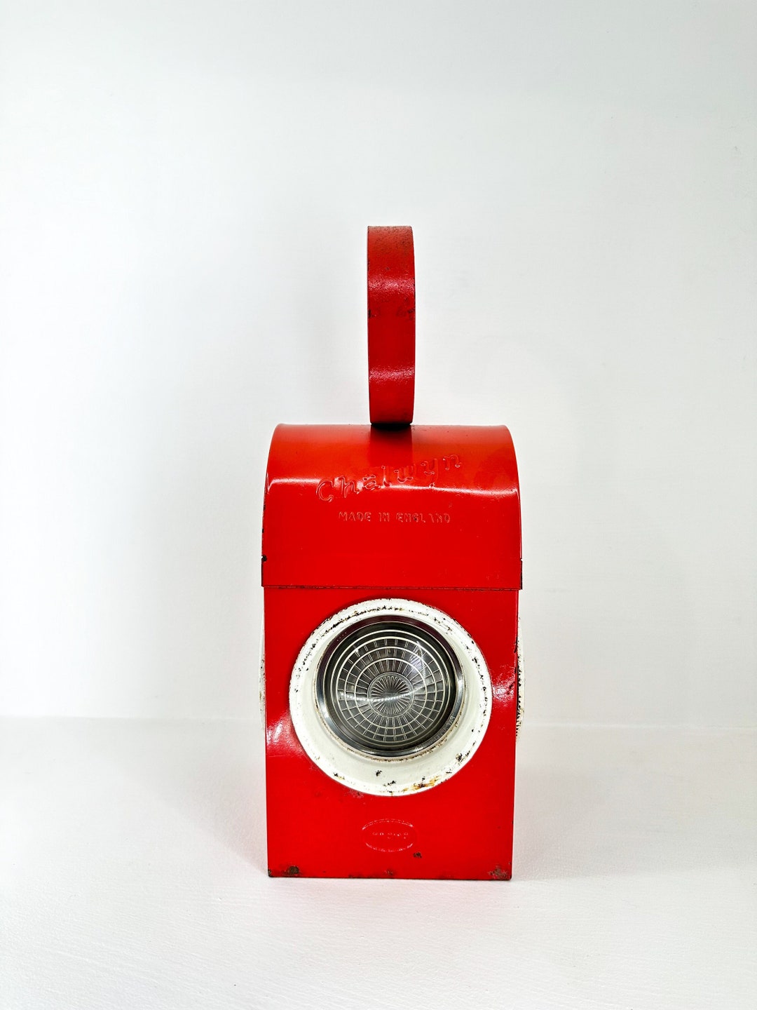 Vintage Chalwyn England Red Railway Signal Lantern BS3143, Kerosene ...