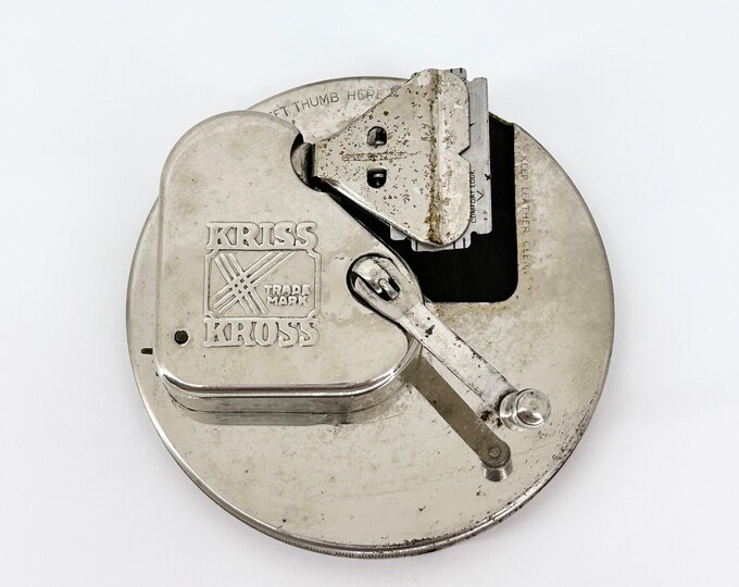 Antique 1920s Kriss Kross Stropper Razor Blade Sharpener With Original ...