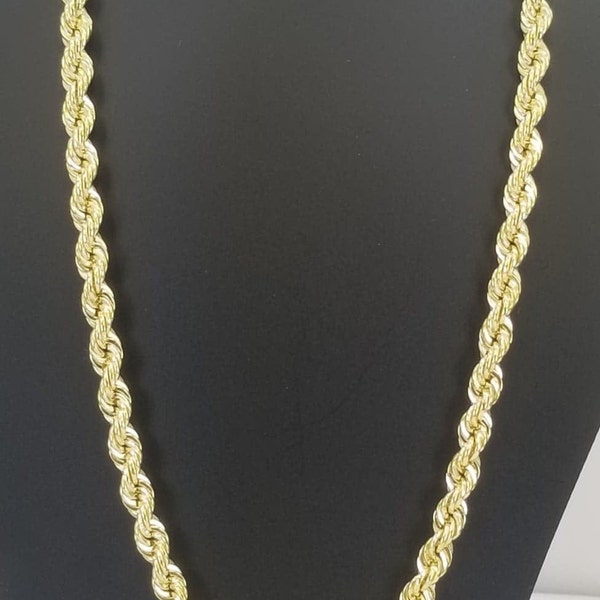 Cadena De Hombres De Oro De 14k - Etsy