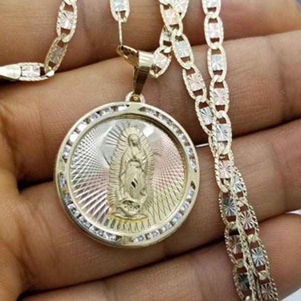 Virgin Mary Necklace - Etsy