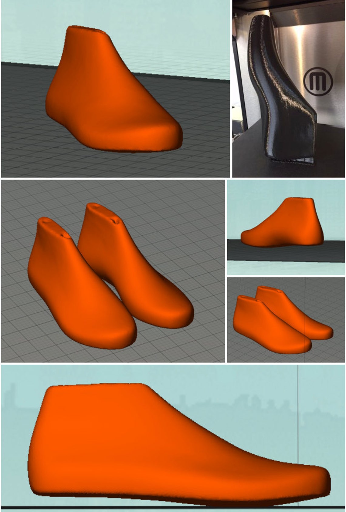 Download a Sneaker Last for 3D Printing: - Etsy