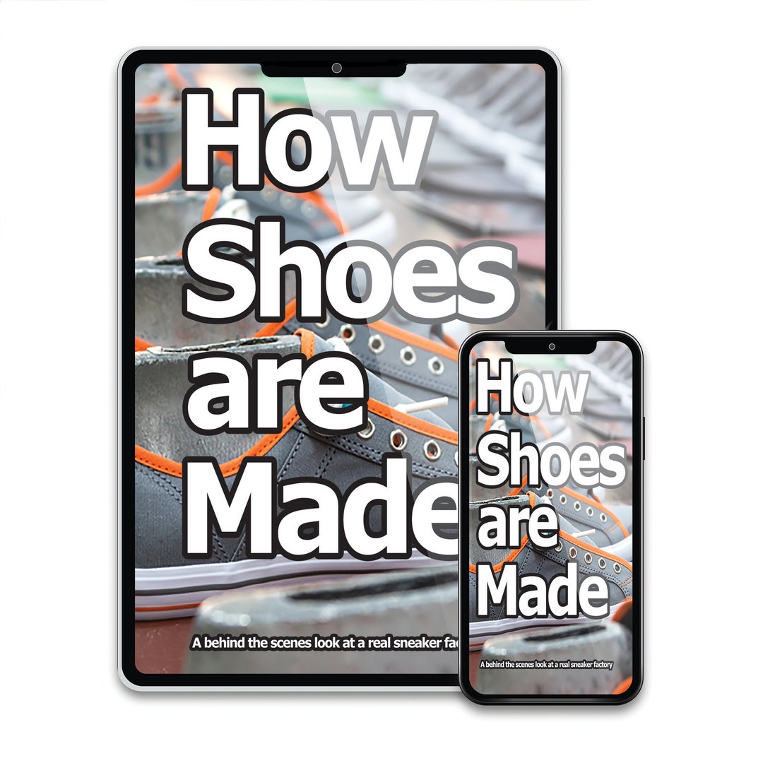 How Shoes Are Made Shoemaking Books Supplies Ebook Digital Edition Shoe ...