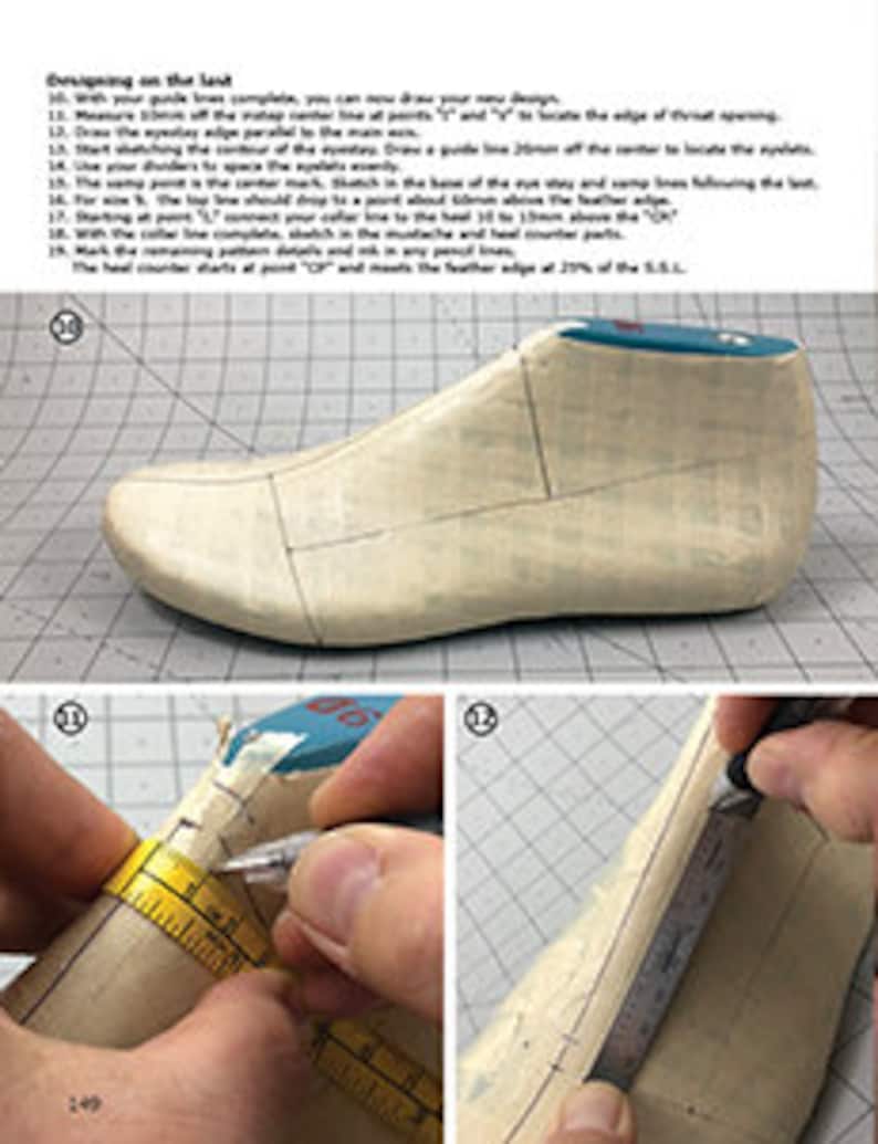 DIY Footwear Pattern Making Kit: Shoe Lasts, Book, Pattern, and Tape ...