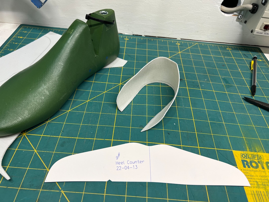 1.5mm Heel Counter Material W/hot Melt (8 in X 11.5in) DIY Footwear ...