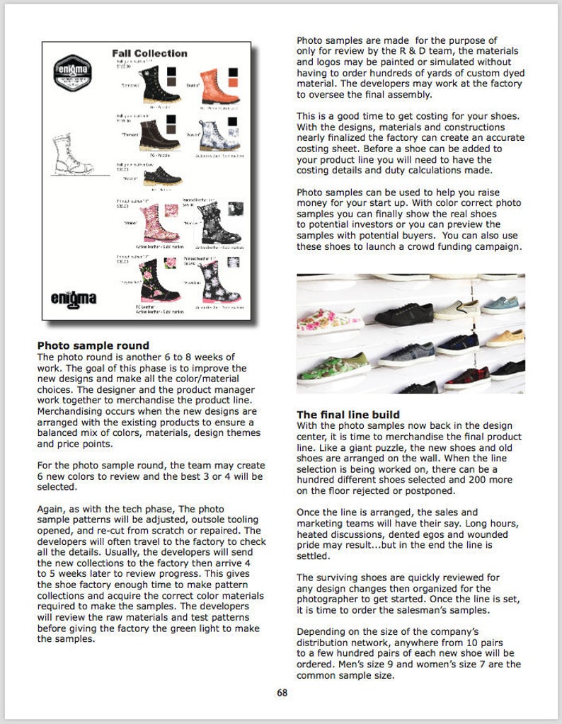How to Start Your Own Shoe Company Book Shoemaking Books Supplies Ebook ...