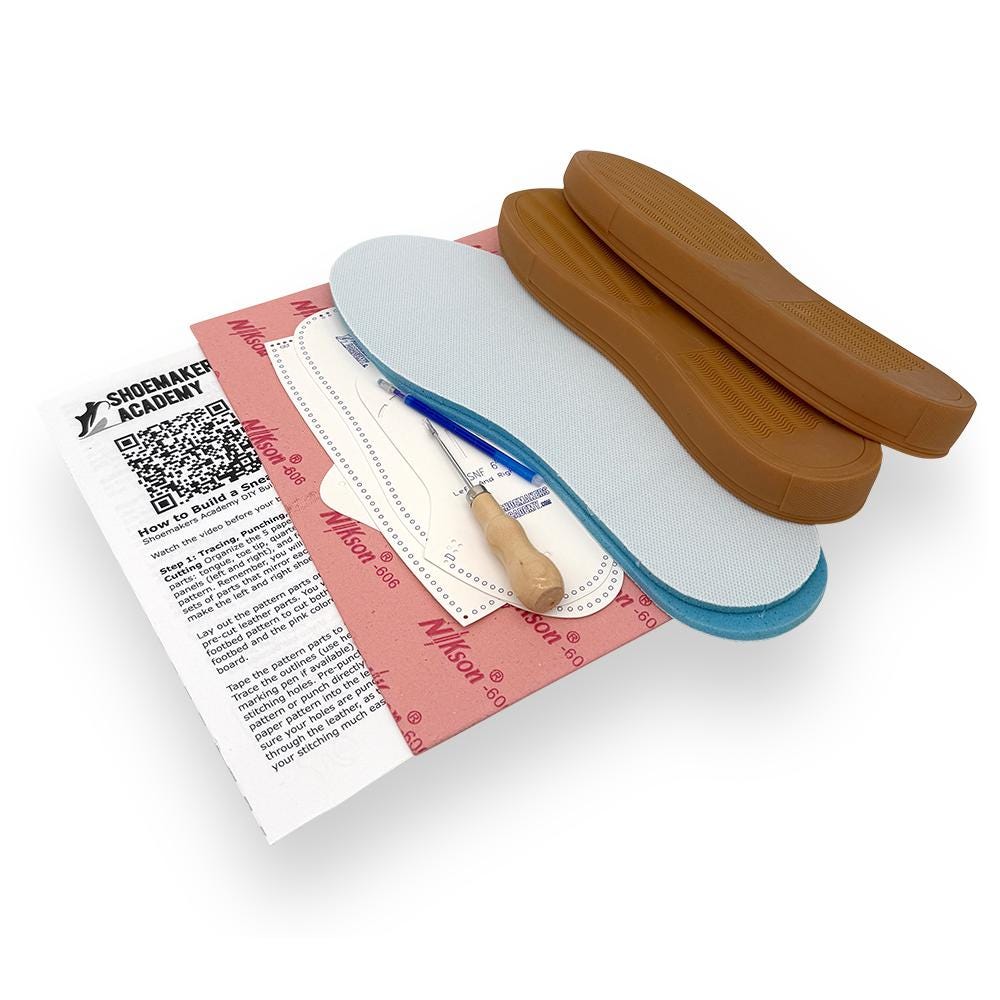 DIY Sneaker Kit: Shoemaking Starter Kit - Custom Leather Sneakers - Etsy