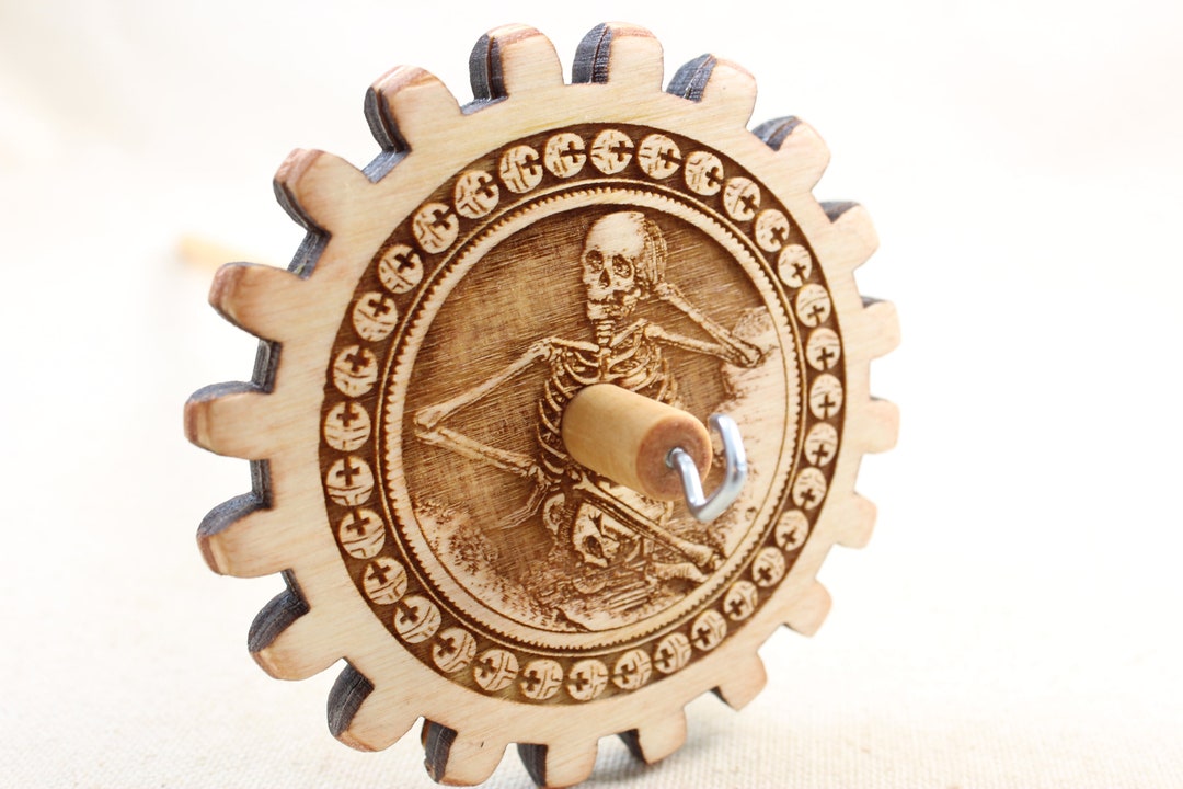 Skeleton Gear Spindle - Etsy