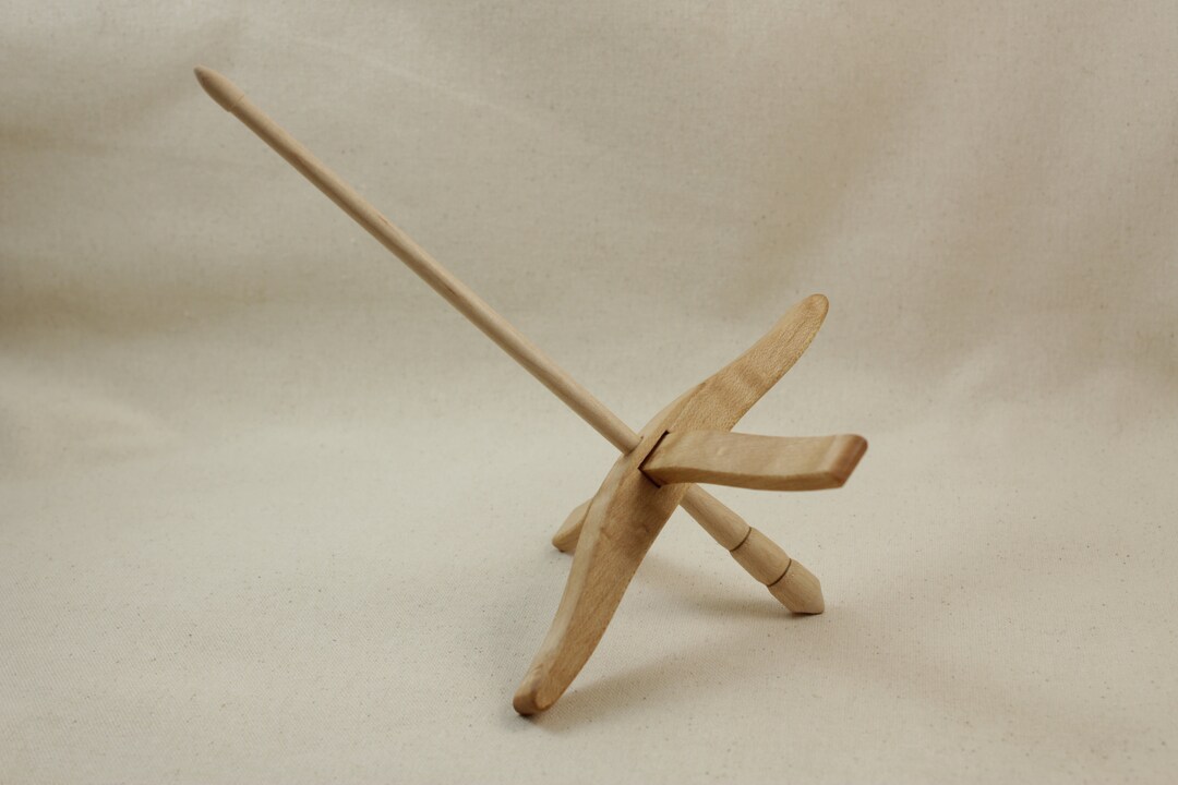 02.25.01 Birdseye Maple Full Size Glider Turkish Drop Spindle - Etsy