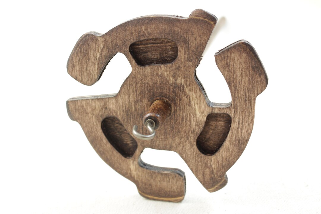 45 Spindle Top Whorl Drop Spindle - Etsy