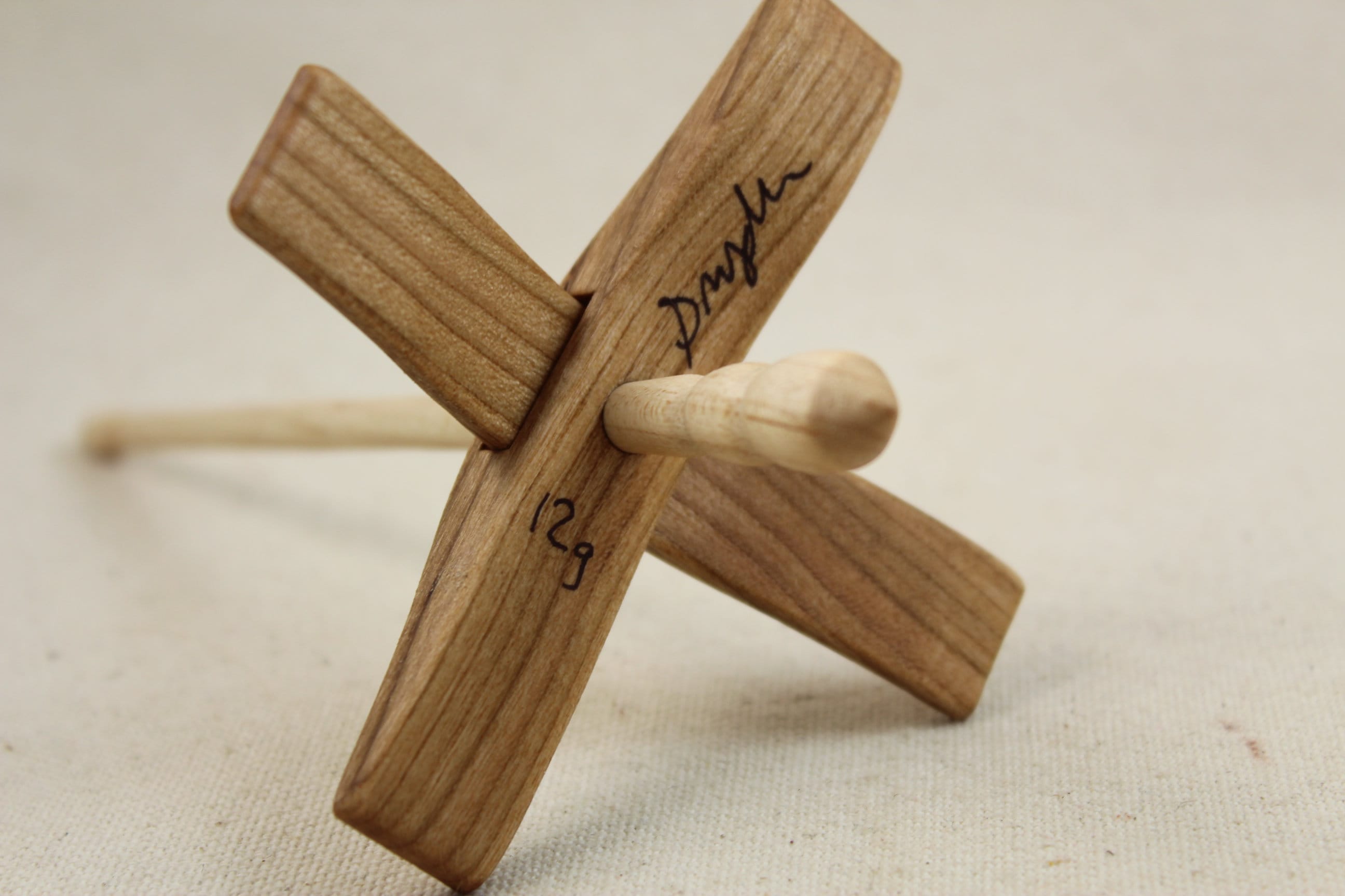 5/8 Cherry Mini Glider Turkish Drop Spindle - Etsy