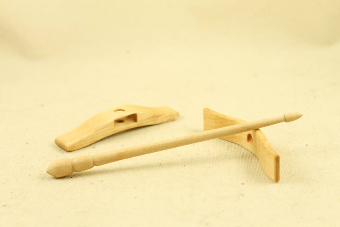 5/8 Maple Mini Glider Turkish Drop Spindle | Etsy