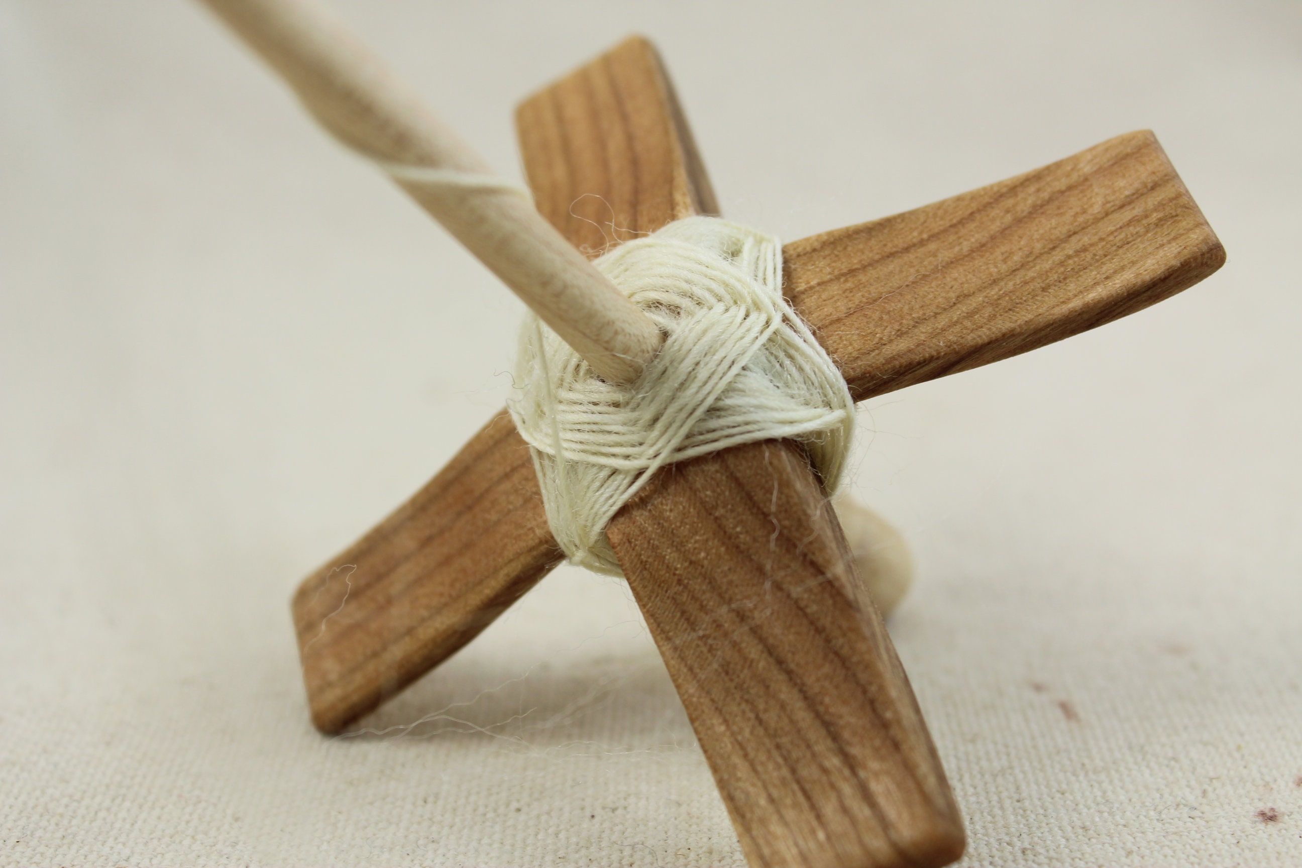 5/8 Cherry Mini Glider Turkish Drop Spindle - Etsy