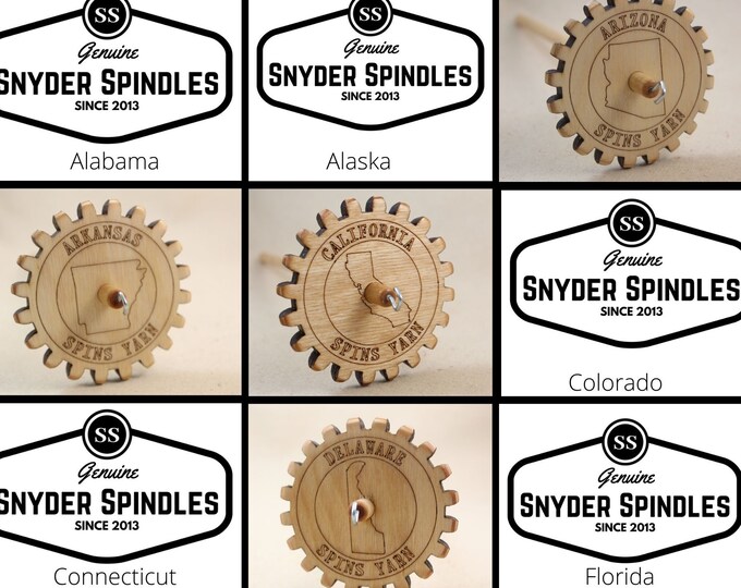 Mandala Gear Spindle - Etsy