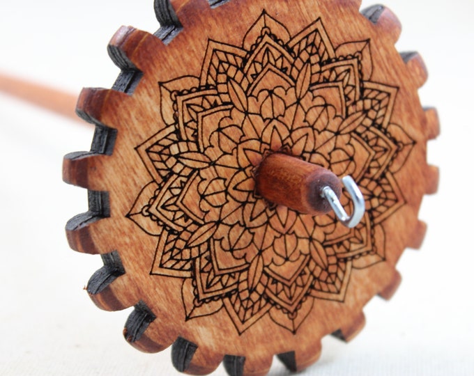 Mandala Gear Spindle - Etsy