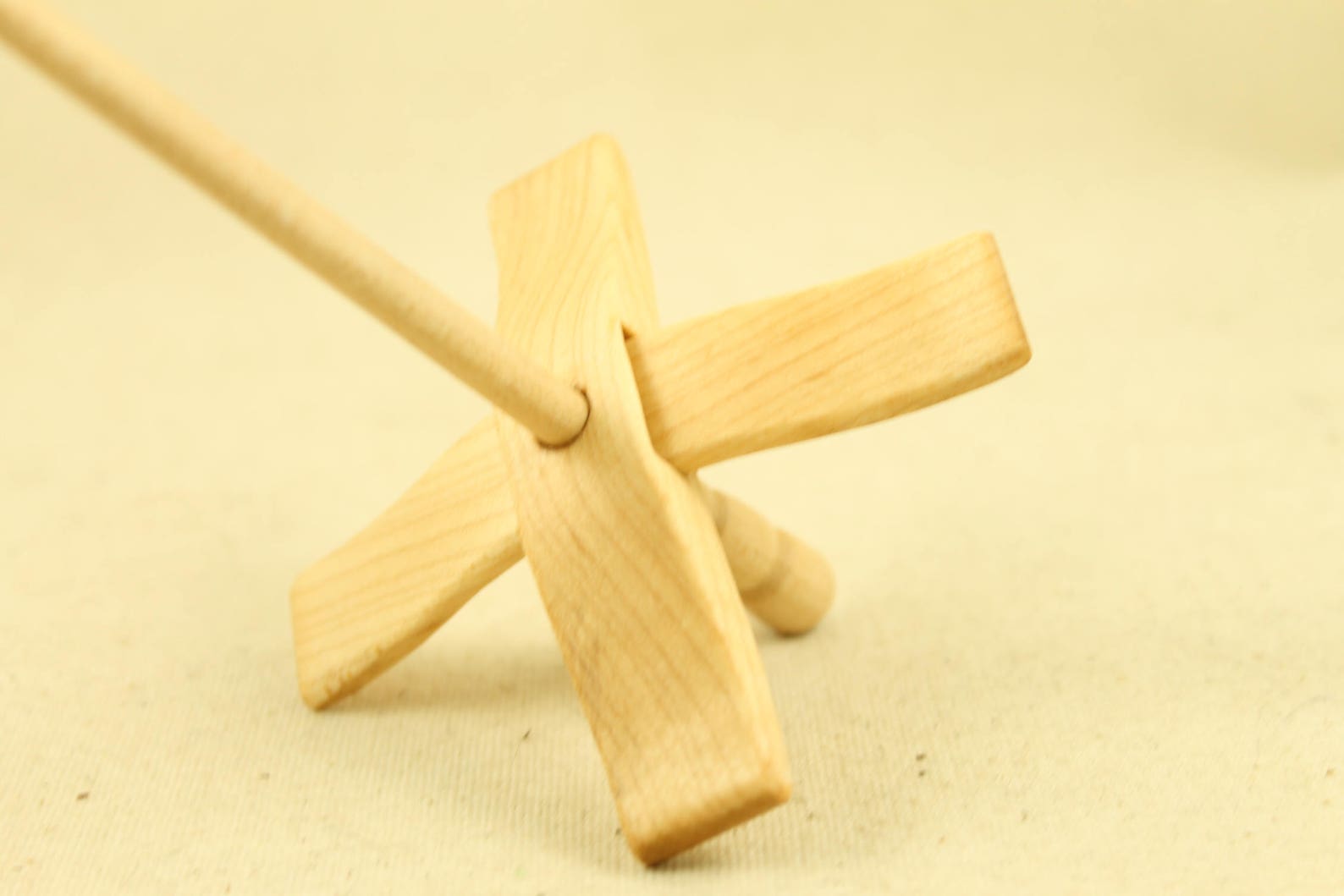 5/8 Maple Mini Glider Turkish Drop Spindle | Etsy