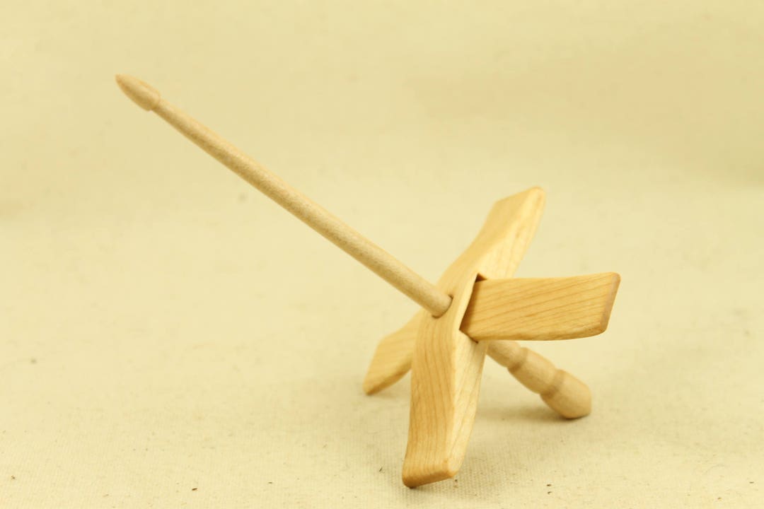 5/8" Maple Mini Glider Turkish Drop Spindle - Etsy