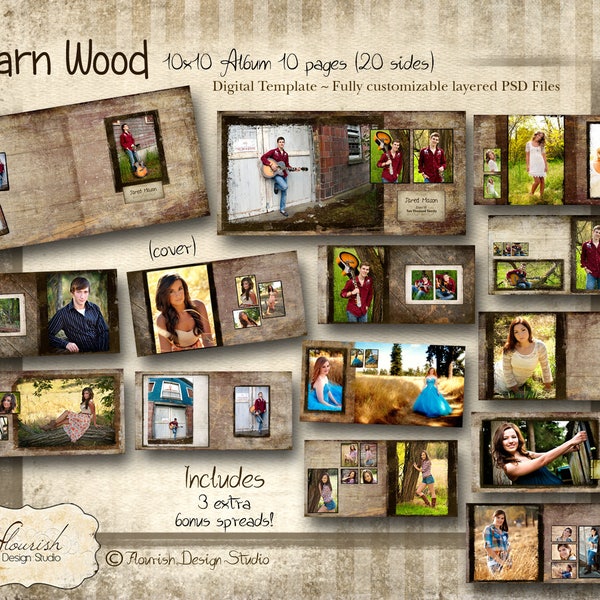 Wedding Album Template - Etsy