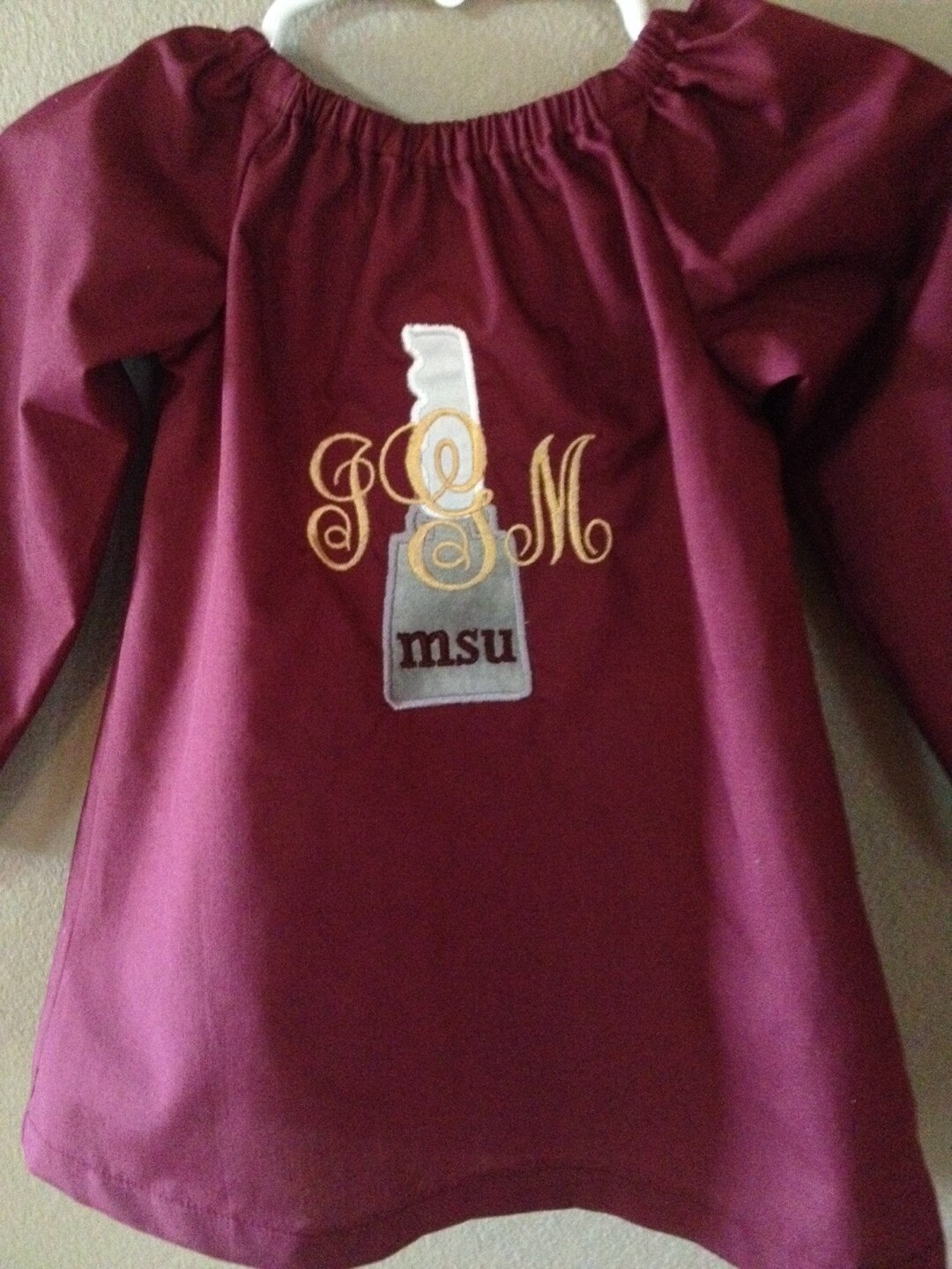 MS State Cowbell Dress - Etsy