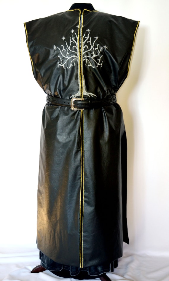 Silver Tree Surcoat a Faux Leather Costume Coat for Sword and - Etsy