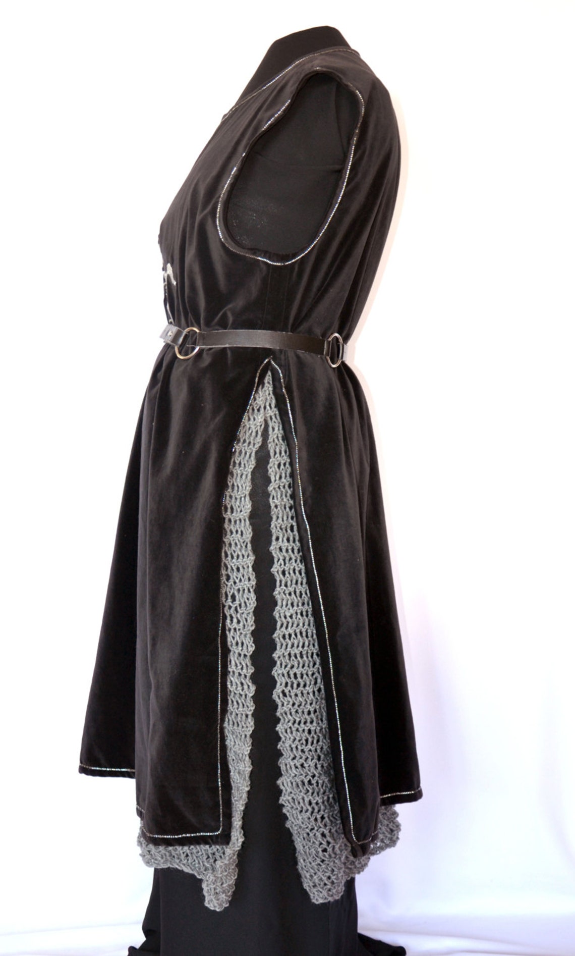 Mail Skirt Hand Knit Faux Chain Mail Skirt Armour for - Etsy