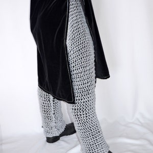 Mail Chausses, Hand Knit Faux Chain Mail Leggings for Fantasy, SCA ...