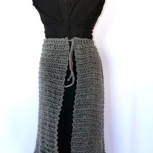 Mail Skirt, Hand Knit Faux Chain Mail Skirt Armour for Fantasy, SCA ...