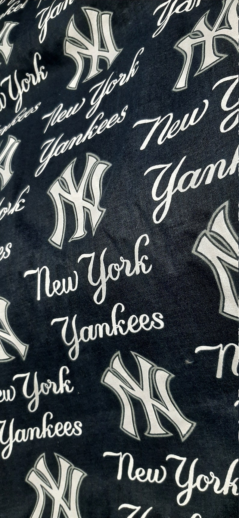 One Yard of New York Yankees Fabric/ Material 100% Cotton . - Etsy