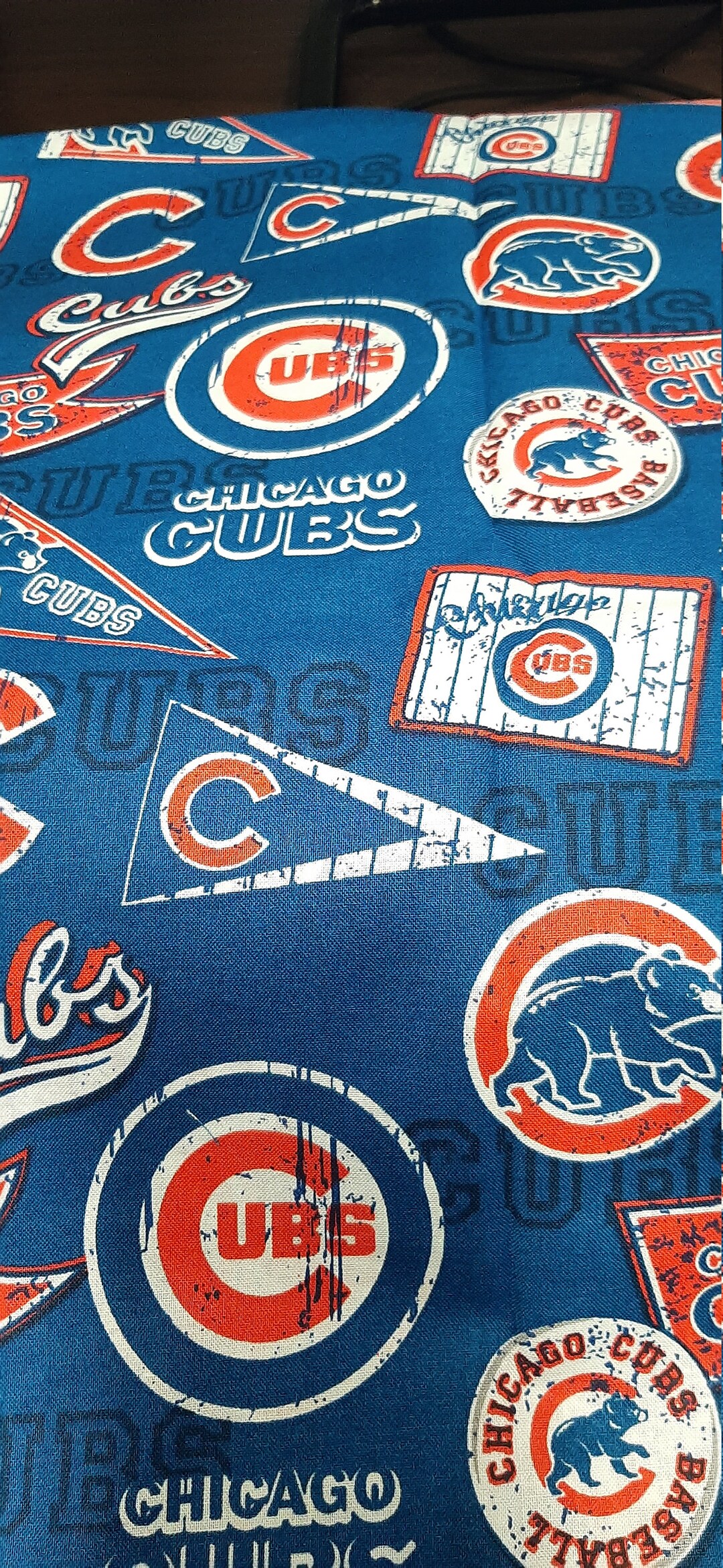 Chicago Cubs Material / Fabric 100% Cotton : 1/4 Yard. 2016 World ...