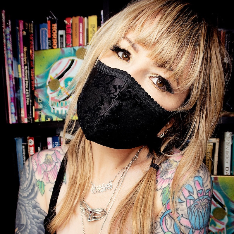 Gothic Face Mask - Etsy