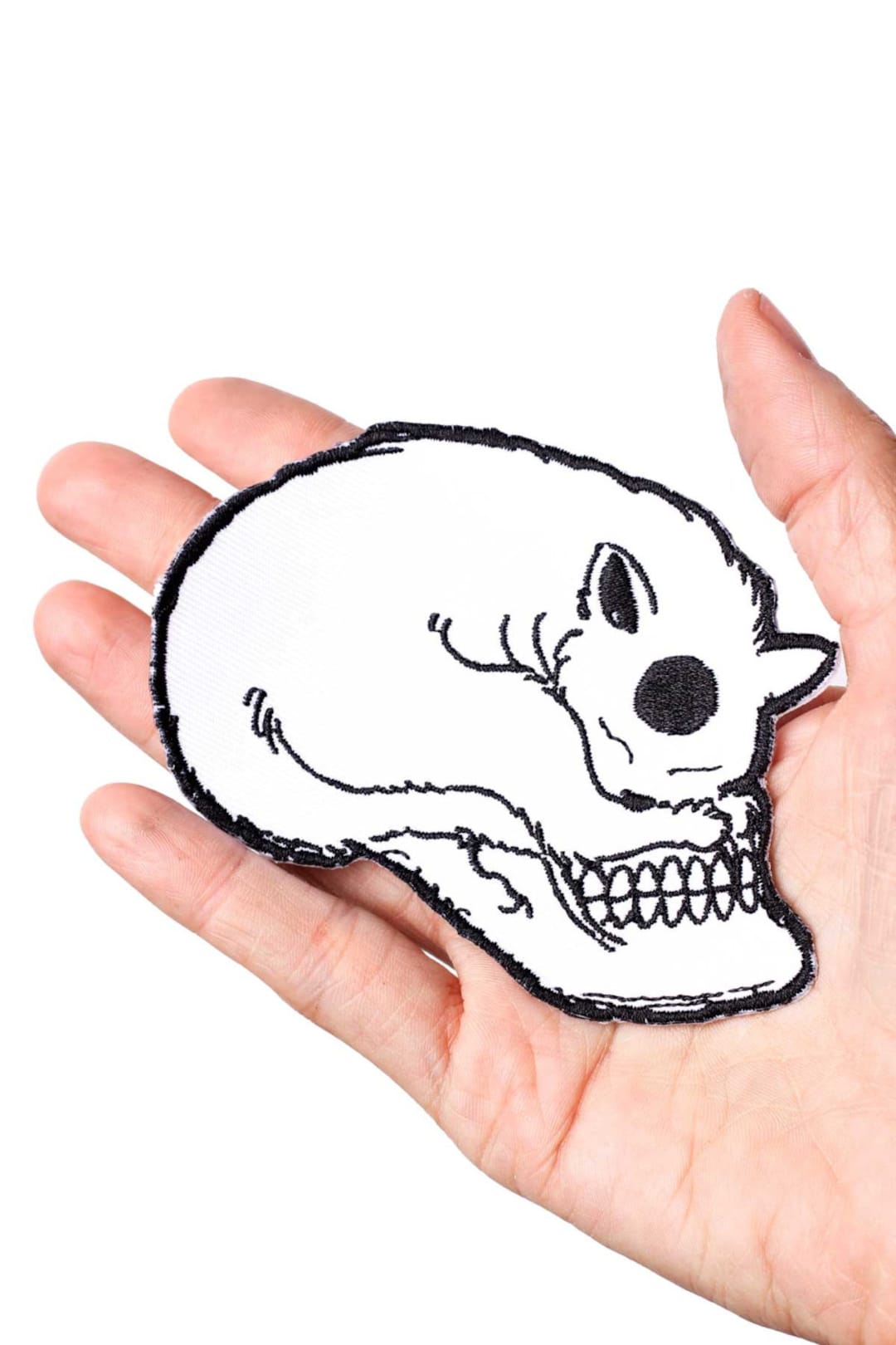 Cat Skull Patch - Etsy