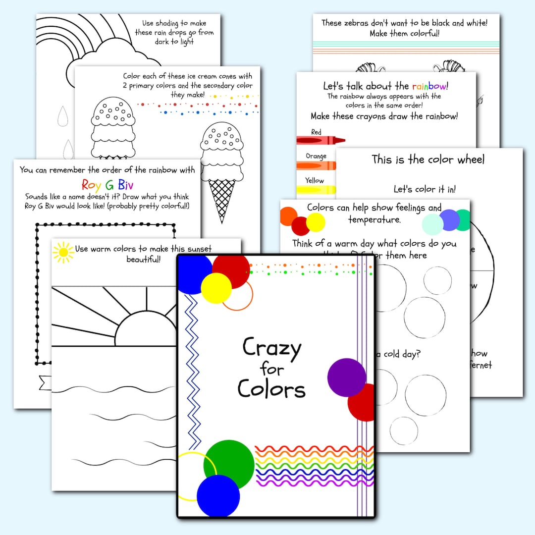 Kid's Drawing Activity Book- Printable Activity Book- Tween Activity ...
