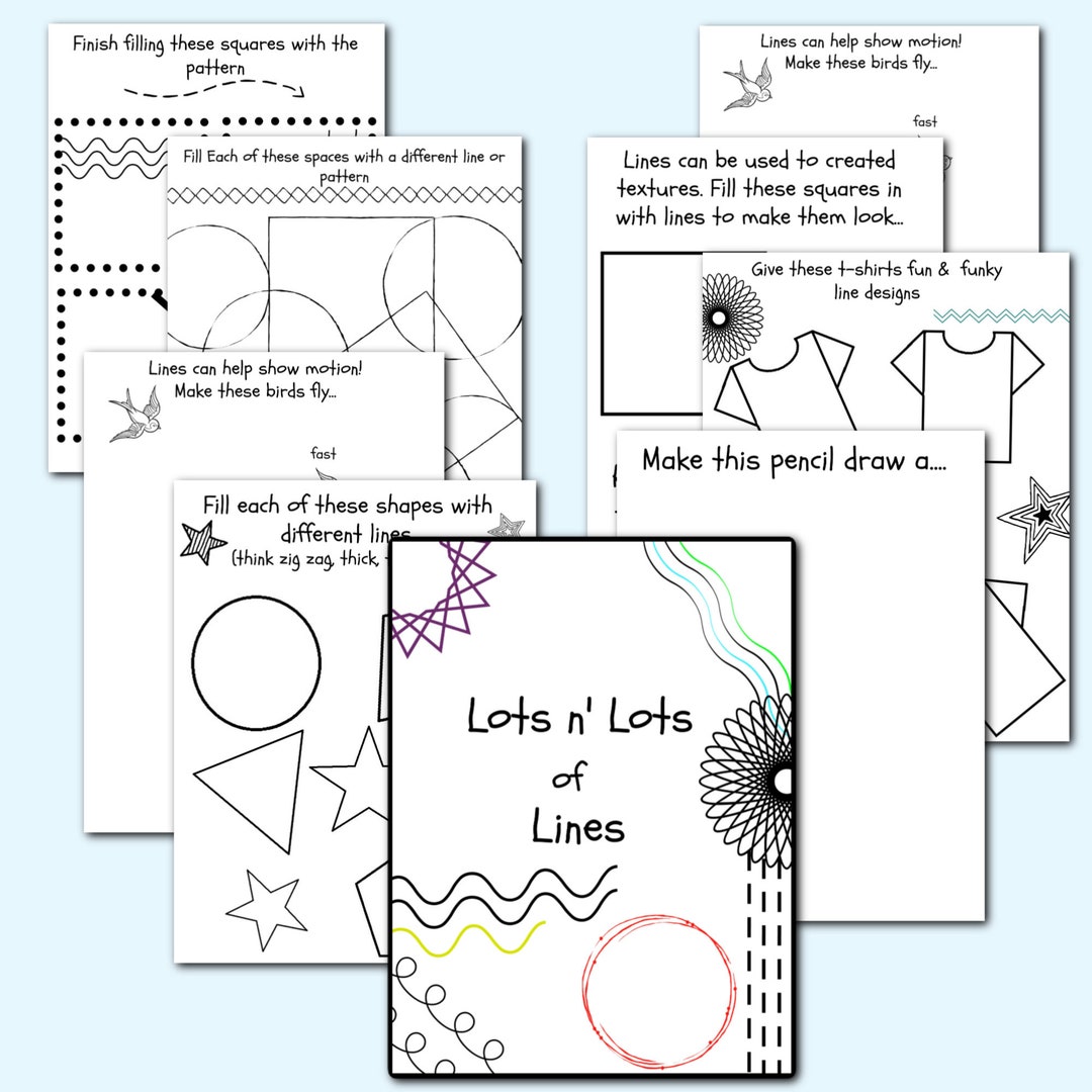 Kid's Drawing Activity Book- Printable Activity Book- Tween Activity ...