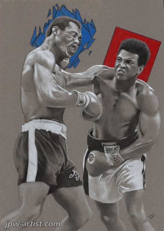 Muhammad Ali Pencil Drawing