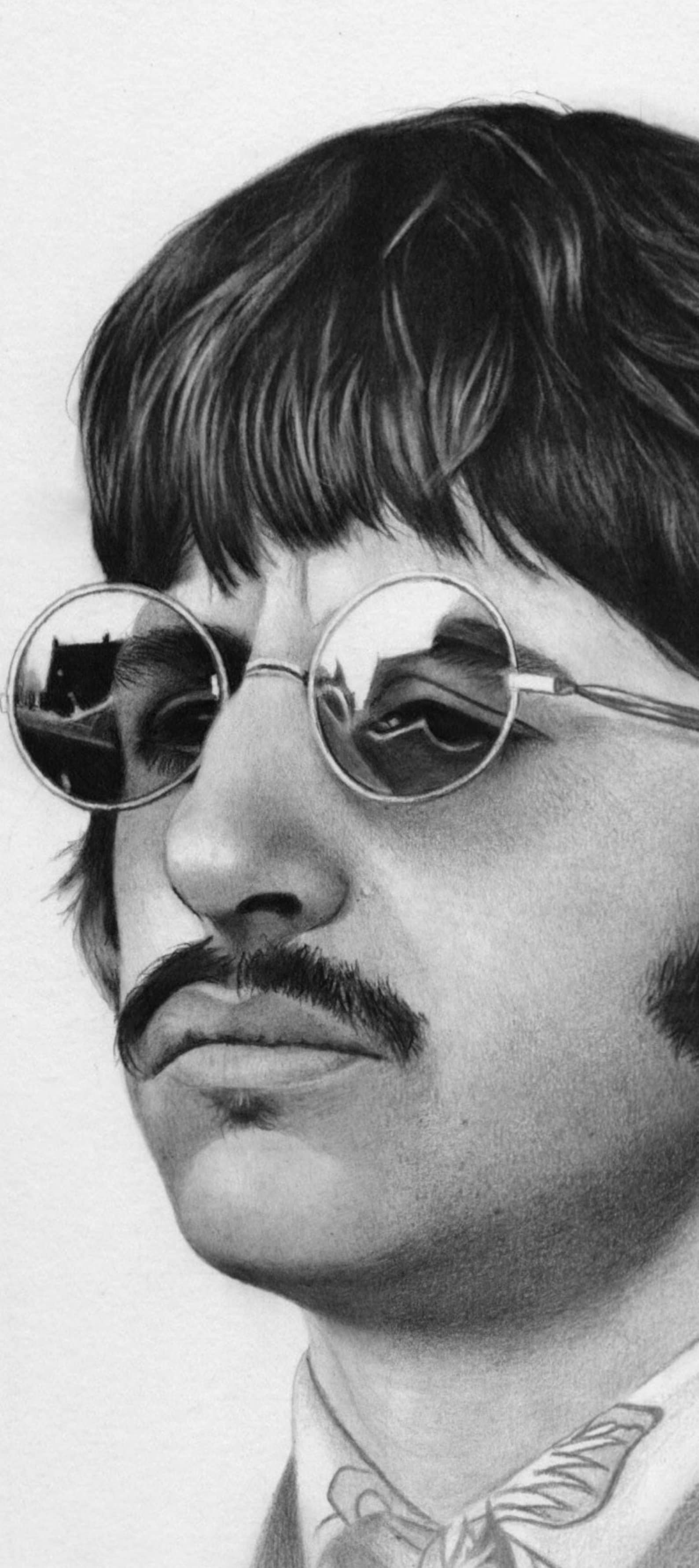 Ringo Starr Pencil Drawing: the Beatles Drummer, Original Art - Etsy