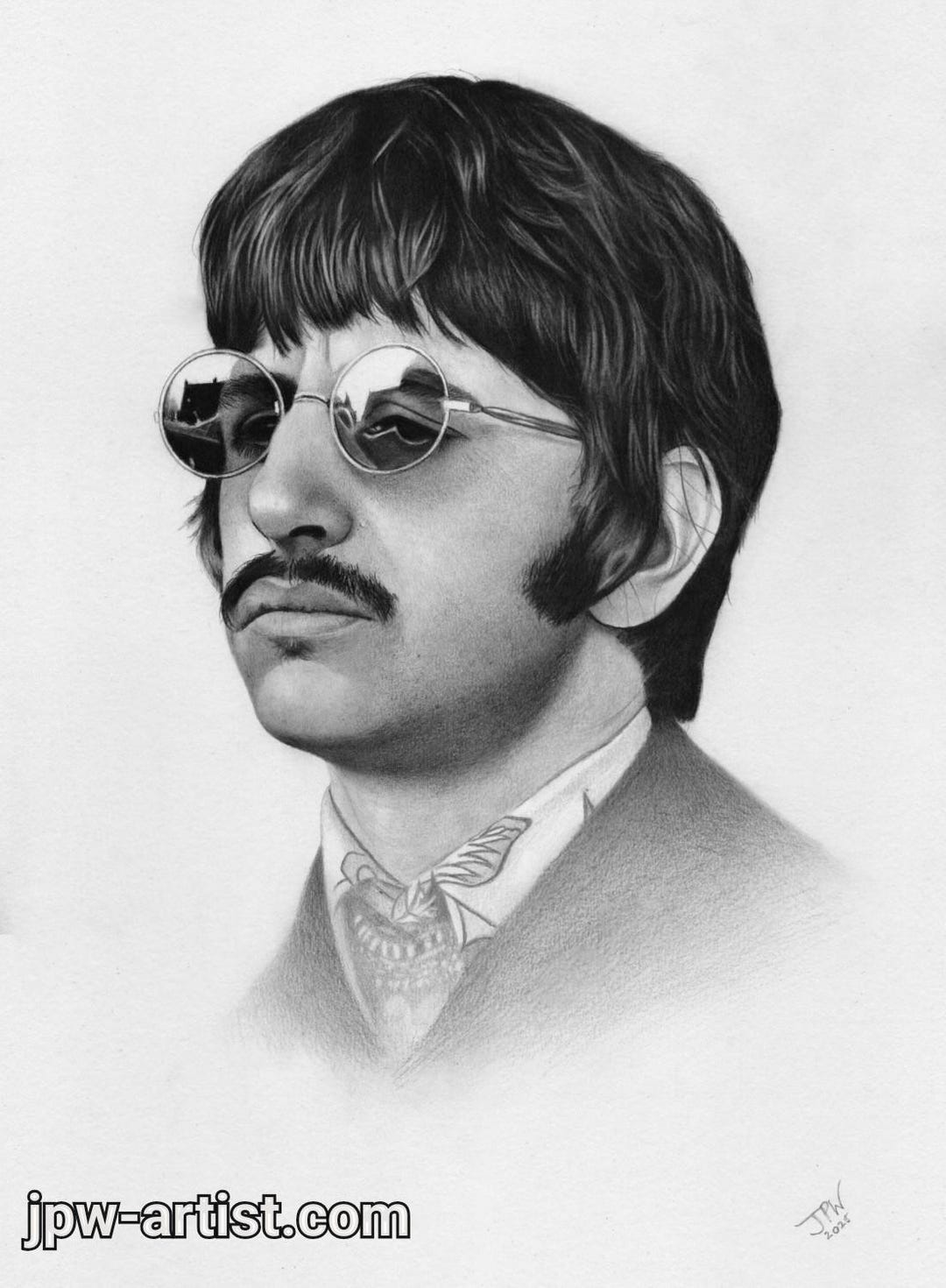 Ringo Starr - Ringo Starr Drawing - the Beatles - the Beatles Drummer ...