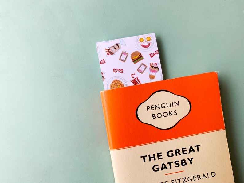 50's Retro American Diner Inspired Bookmarks Illustrated - Etsy