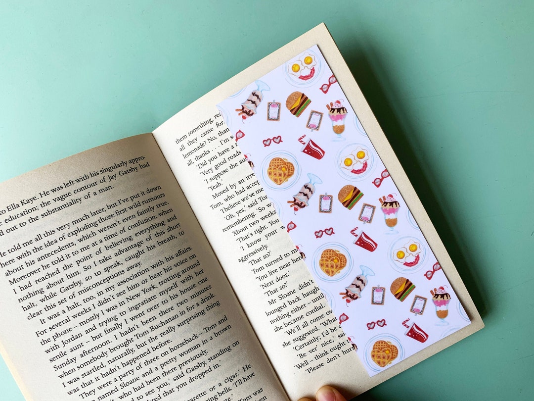 50's Retro American Diner Inspired Bookmarks Illustrated - Etsy
