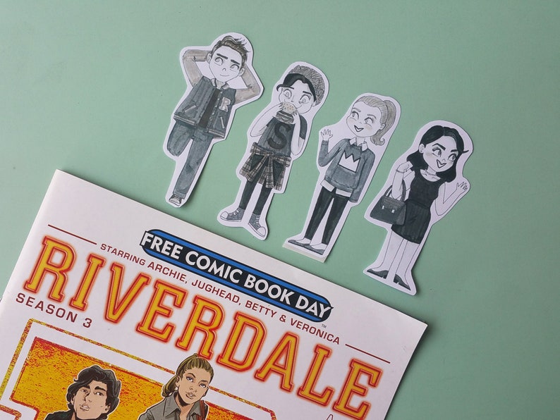 Riverdale Betty and Veronica Jughead Archie Stickers TV - Etsy UK