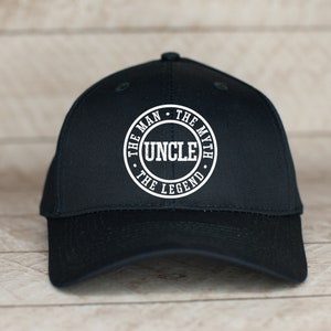 Uncle the Man the Myth the Legend Cap Uncle Hat Uncle Cap | Etsy