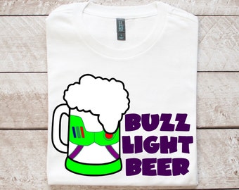Buzz Light Beer Shirt - Etsy