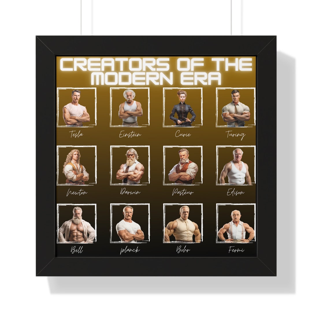 Creators of the Modern Era: Inspirational Minds Poster - Etsy