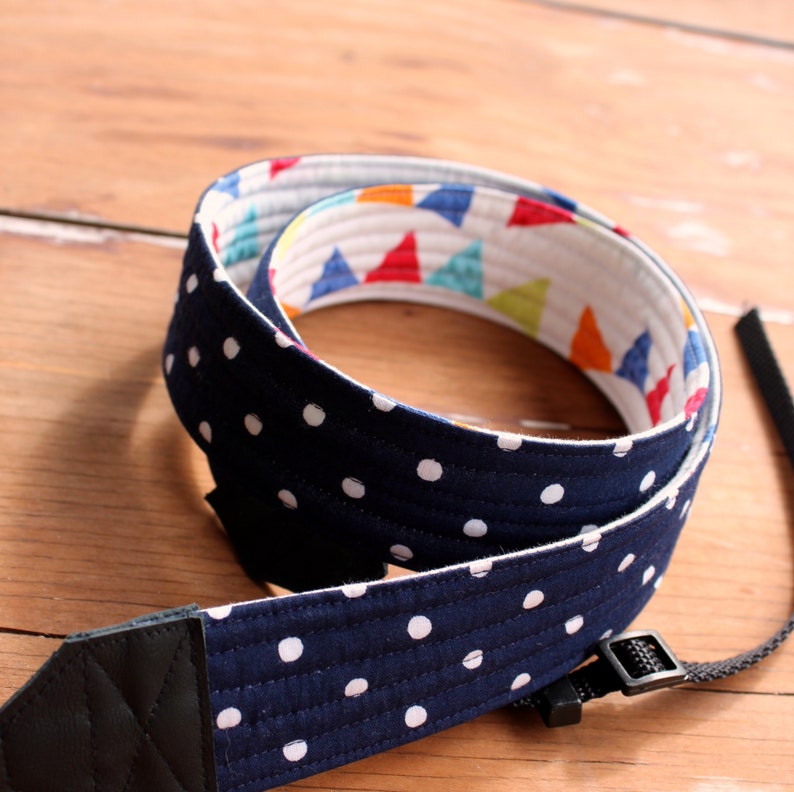 White Banner Reversible Cotton Camera Strap Pennant Banner - Etsy